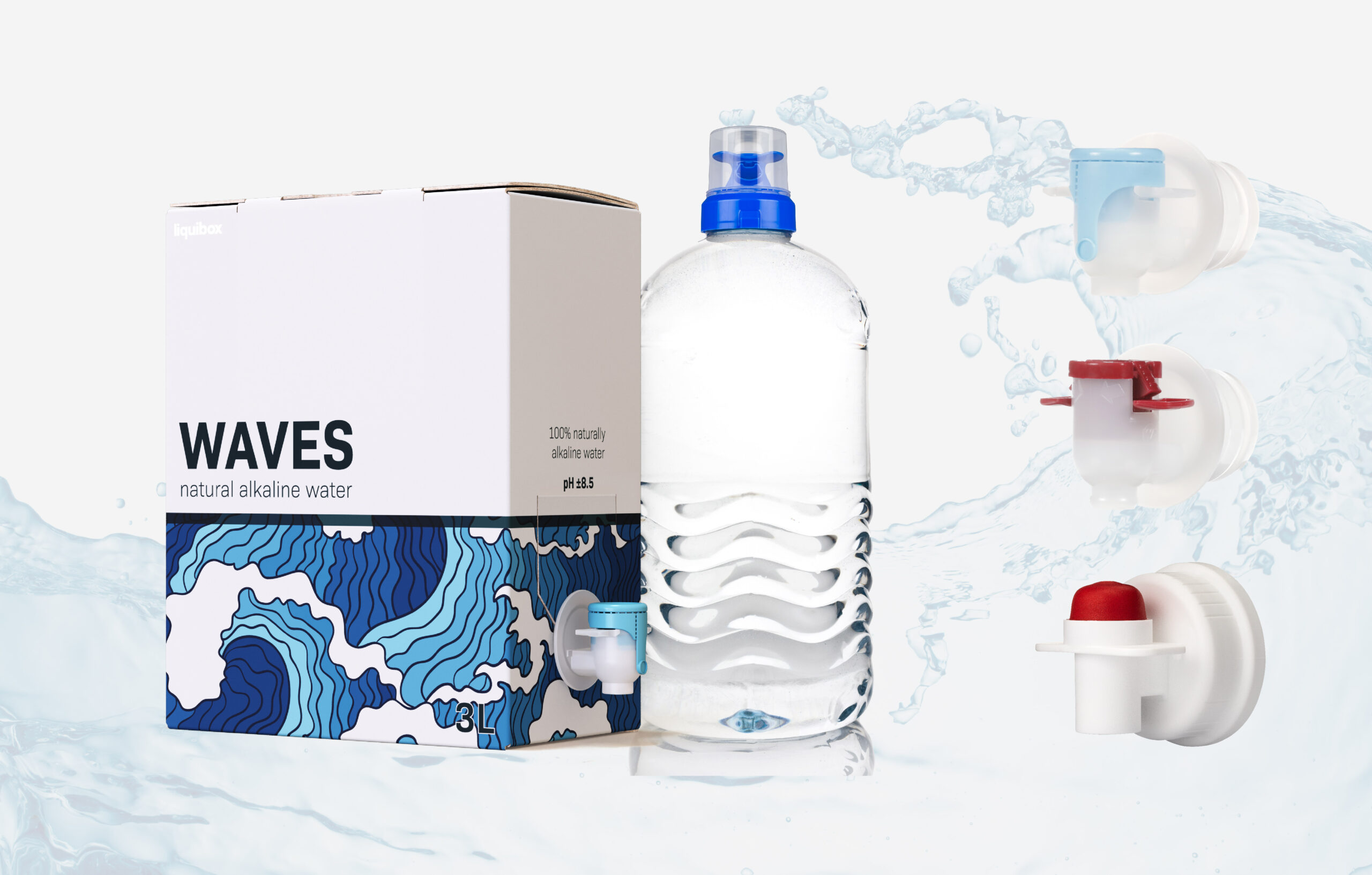 Push Taps | Self Closing Taps | Liquibox Packaging